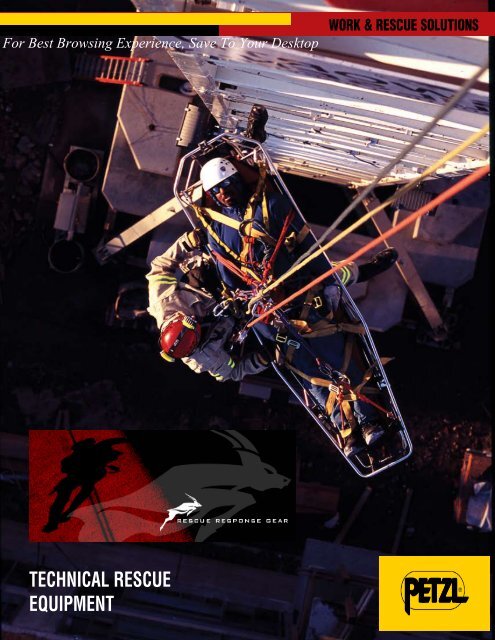 TECHNICAL RESCUE EQUIPMENT - Rescue Response Gear