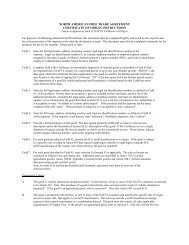 North American Free Trade Agreement Certificate Of Origin - Forms
