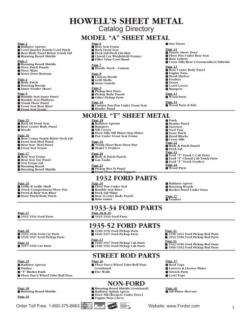 Howell's Sheetmetal Co.