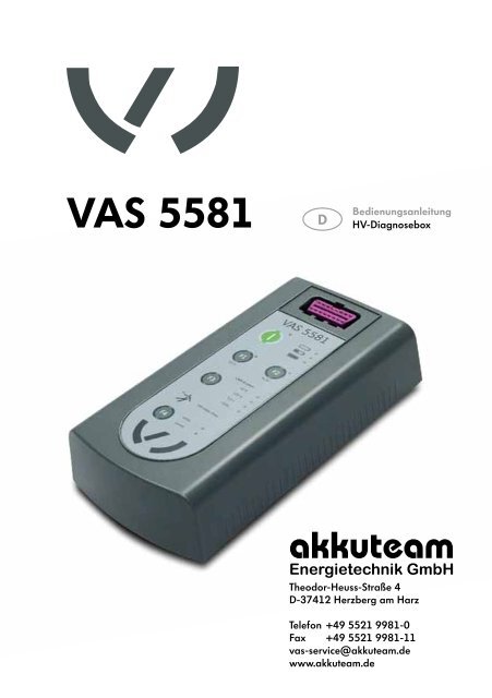 VAS 5581 - Akkuteam Batterievertrieb GmbH