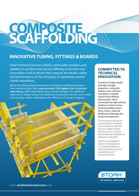 Composite Scaffolding brochure - Stork Technical Services