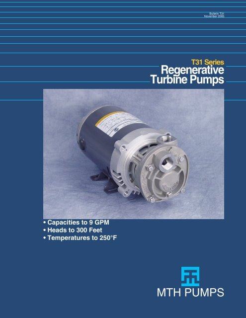 T31 Bulletin.indd - MTH Pumps