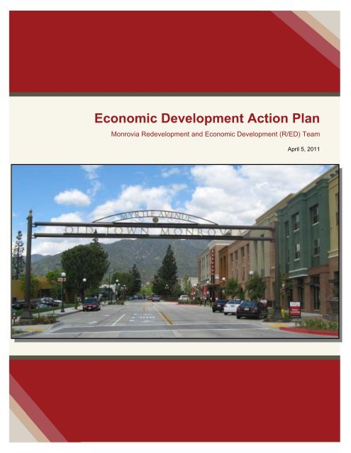 Economic Development Action Plan - City of Monrovia