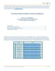 Jean Sample Questionnaire and Report - FinaMetrica Risk Profiling