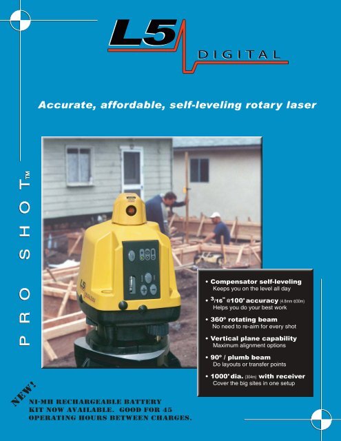 Laser Reference L5 Series Brochure - Leica Geosystems