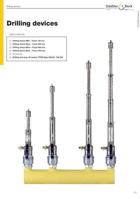 Drilling devices - stÃ¤dtler + beck
