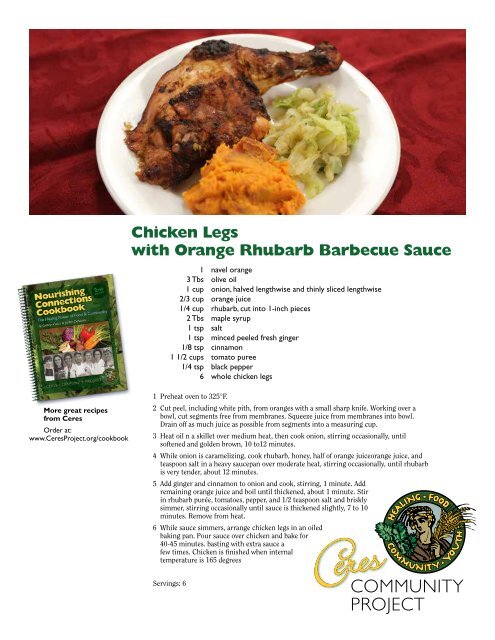 Download all eight recipes in one PDF - Ceres Community Project