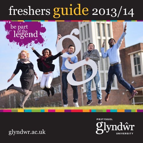 Freshers' guide to GlyndÅµr University (pdf format)