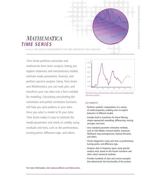 Time Series performs univariate and multivariate time series ...