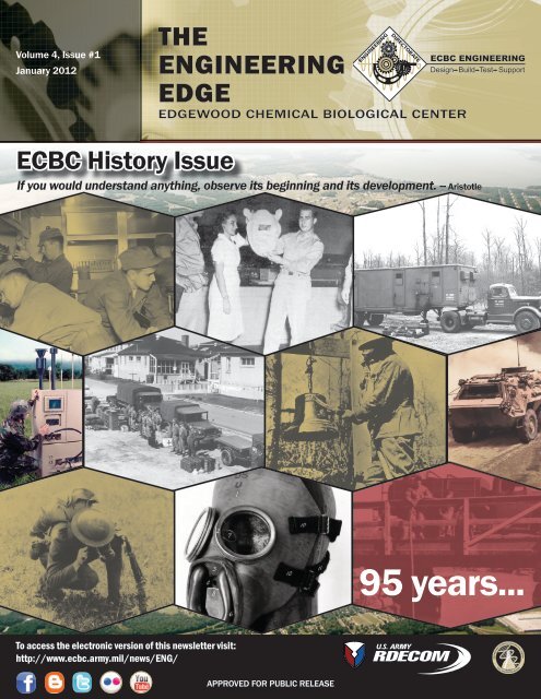 95 years... - Edgewood Chemical Biological Center - U.S. Army