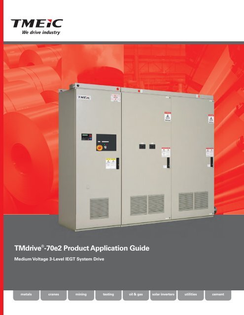 TMdriveÂ®-70e2 Product Application Guide - Tmeic.com