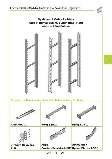 Heavy Duty Cable Ladders - Baks