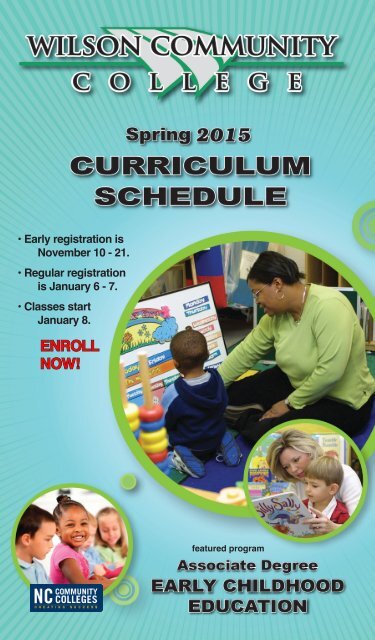 Downloadable schedule - Wilson Community College