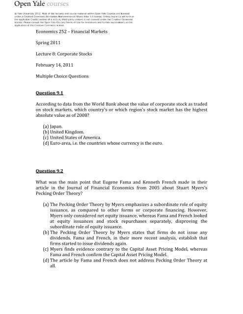 Multiple-Choice Quiz (with answer key) [PDF]