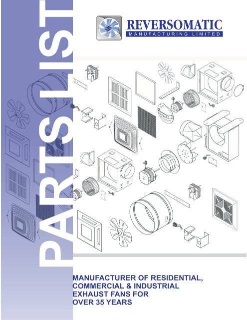 Parts List - Reversomatic