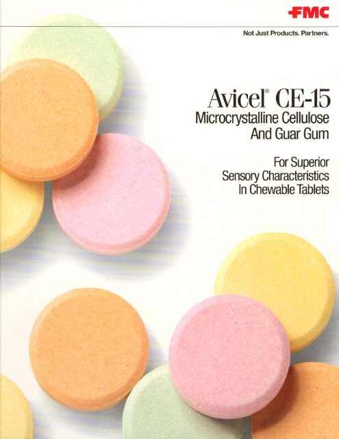 Avicel CE-15.QXD - FMC BioPolymer