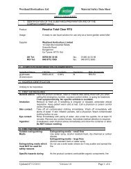 SAFETY DATA SHEET - Resolva Weed Killers