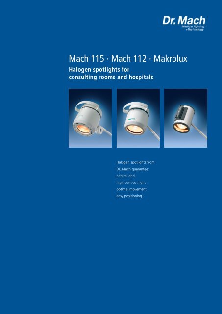 Mach 115 · Mach 112 · Makrolux - Healthcare 21
