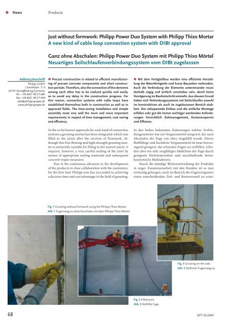 Fachbericht: "PHILIPP Power Duo System mit ... - PHILIPP Gruppe