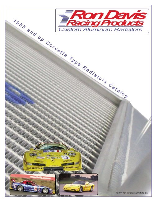 Corvette Catalog - Ron Davis Racing Products