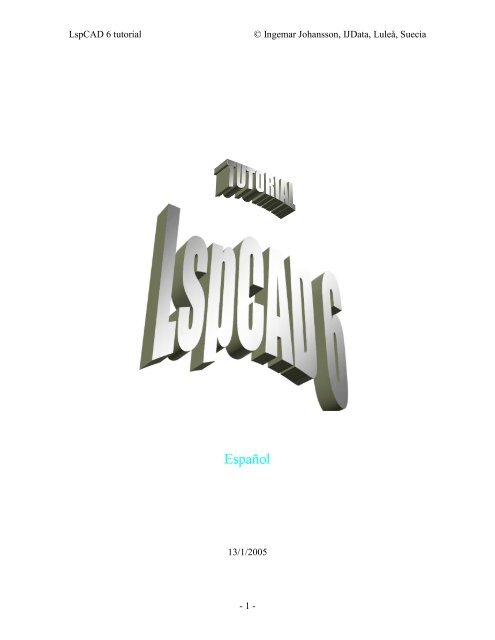 Manual del LSPCAD 6.00 - PCP audio