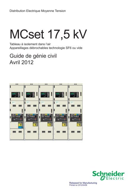 MCset 17,5 kV - Schneider