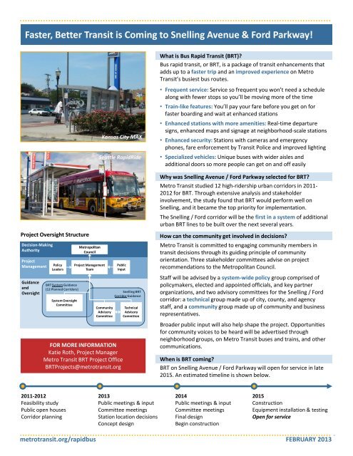 Project Fact Sheet Metro Transit project-fact-sheet-metro-transit