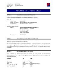 CHEMICAL SAFETY DATA SHEET - Petron