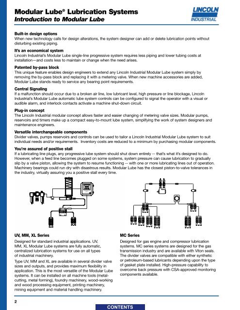 Modular LubeÂ® Lubrication Systems - Major Furnace Australia ...