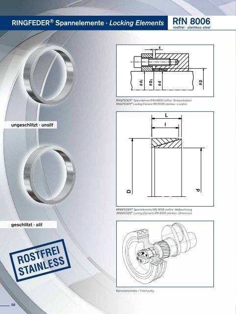 Locking Elements - Ringfeder