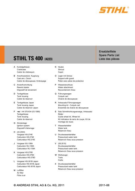 stihl ts 400