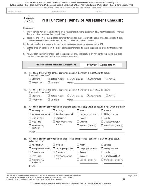Functional Behavior Assessment Assessment Checklist A - vrogue.co Functional Behavior Assessment Assessment Checklist A - vrogue.co