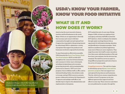 usda's know your farmer, know your food initiative - US Department ...