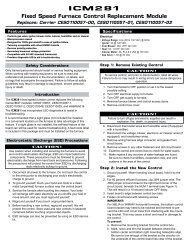 ICM290A - ICM Controls