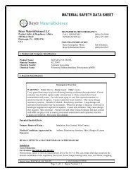 MATERIAL SAFETY DATA SHEET - Spray-Tech Foam Insulation
