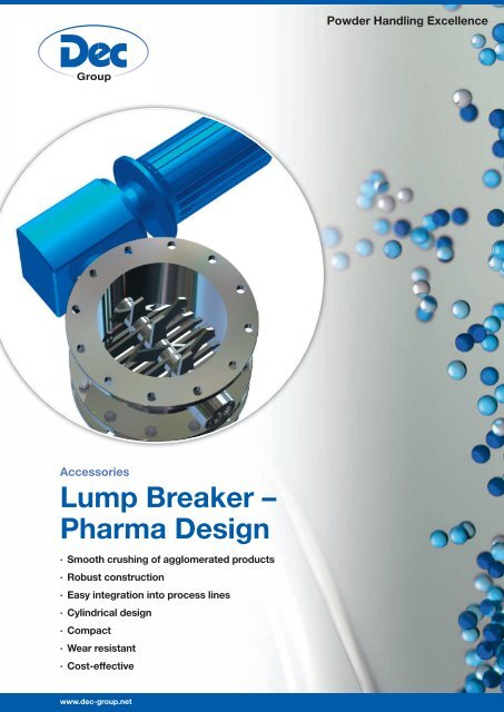 Lump Breaker â Pharma Design - DEC Group