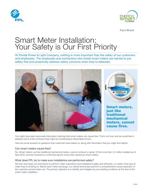 Smart Meter Installation: Your Safety is Our First Priority - FPL.com