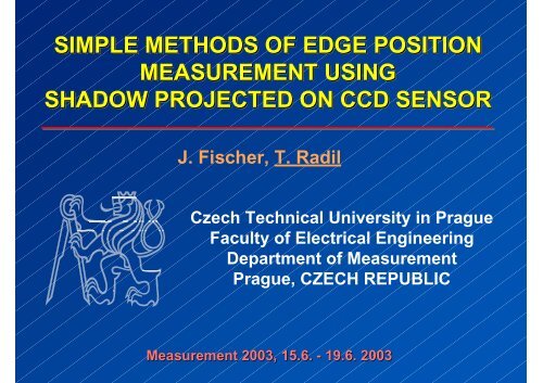 simple methods of edge position measurement using shadow ...