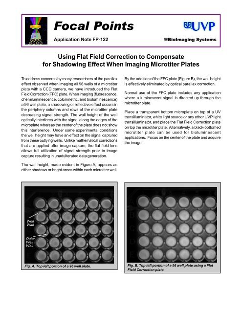 Flat Field Correction Plate