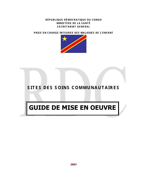 Guide de mise en oeuvre, PCIME Communautaire - basics