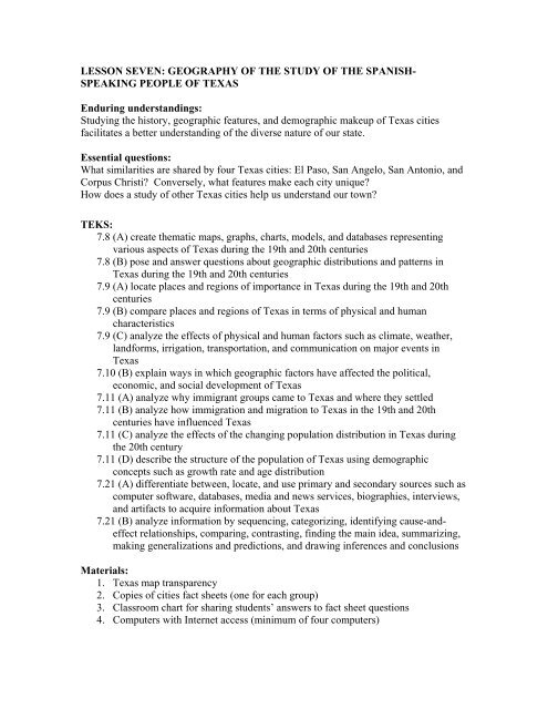 download .pdf version of this lesson plan - Center for American History