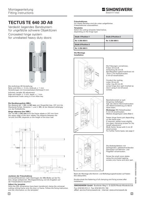 TECTUS TE 640 3D A8 - Index-d