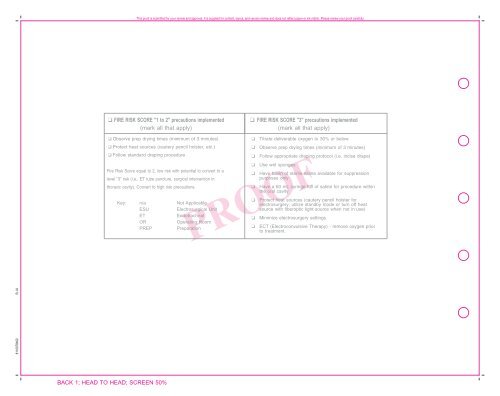 Endoscopy Surgical Safety Checklist Red Rule