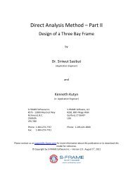 Direct Analysis Method â Part I - S-FRAME SOFTWARE