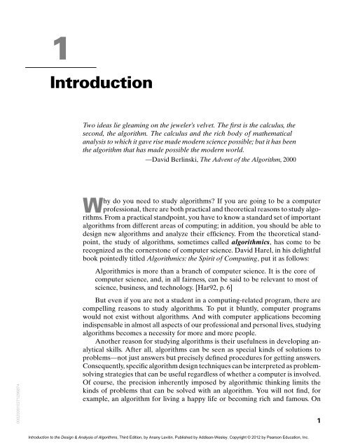 Chapter 1 - Pearson Learning Solutions