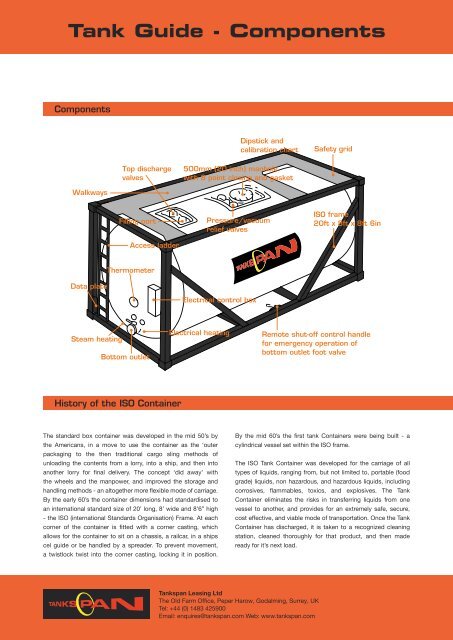 Tank Guide - Components - Tankspan Leasing Ltd