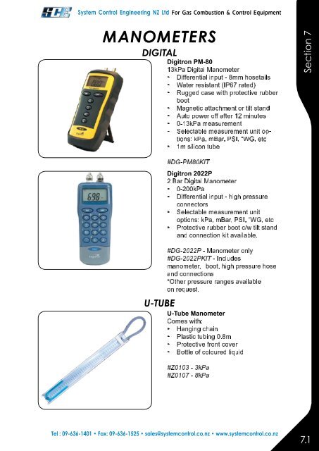 System Control Engineering NZ Ltd For Gas Combustion