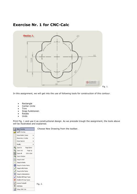 CIMCO CNC-Calc 2 Additional Exercise 1