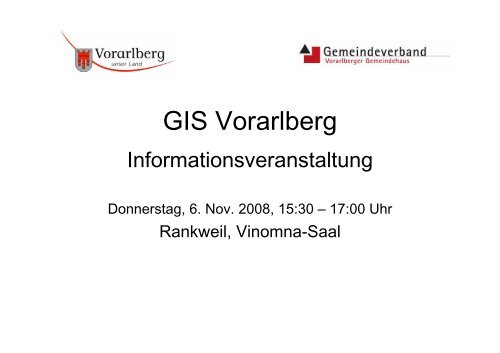 GIS Vorarlberg