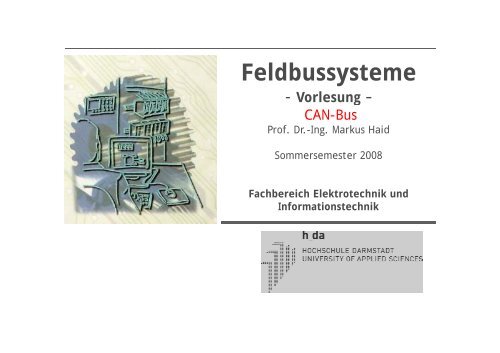 CAN-Bus â Anwendungsschichten